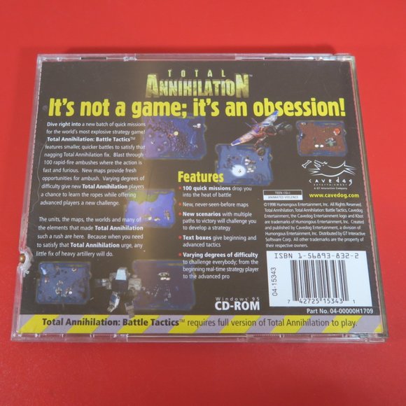 Video Games & Consoles | Total Annihilation Battle Tactics Cd Pc Rom ...